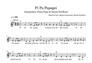 Pi Pa Papagei • Piano Papa